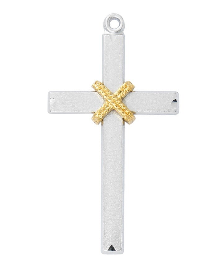 Cross Rope design with chain – Faith Matters Inc.